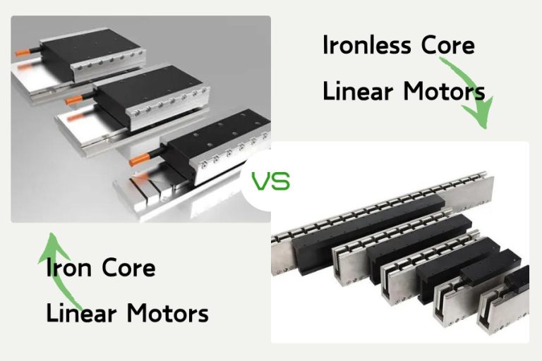 Compare Iron Core and Ironless Linear Motors